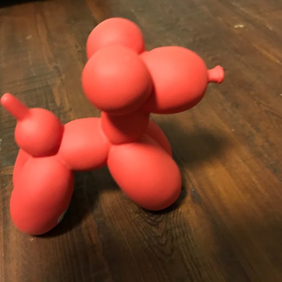 Unknown | Art | New Red Balloon Animal Dog Wood Solid Sculpture Small ...